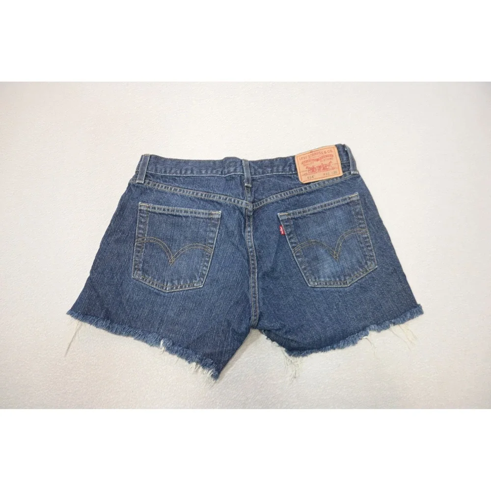 Levi's | Shorts | Levis 54 Denim Jean Shorts Mens 33 Blue Slim Straight ...